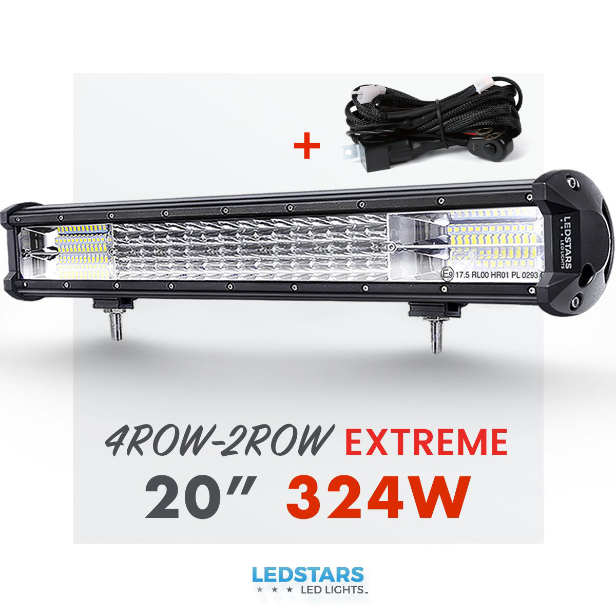 4ROW-2ROW CREE 20″ LED-Bar (E-merket) - 324Watt – Ledstars.no